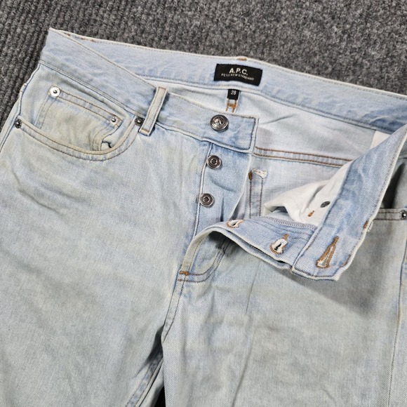 A.P.C. | Jeans | Apc Petit New Standard Jeans Mens 28 Light Wash Blue ...